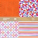Watercolor Digital Paper Pack, Digital Scrapbook Pages, Pattern Hearts ...