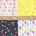 Cats Digital Paper Pack, Cat Scrapbook Pages, Patterns, Fish, Cats and ...
