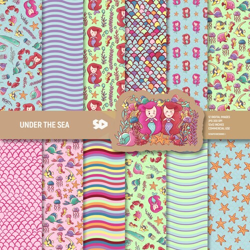 Cool Kittens Digital Paper Pack Cat Scrapbook Pages Patterns - Etsy