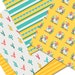 School Llama Digital Paper Pack, Cactus Scrapbook Pages, Alpaca, Kids ...