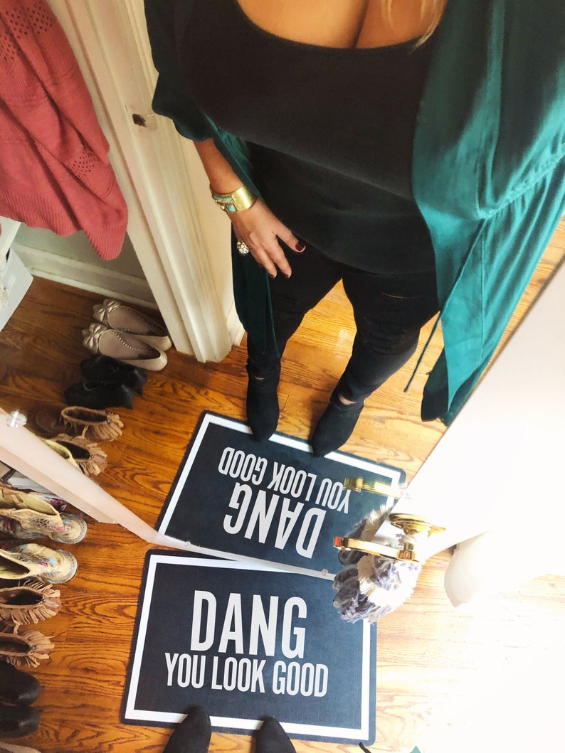 DANG You LOOK GOOD Funny Decorative Door Mat Gift Area Rug - Etsy
