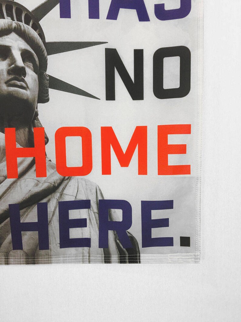 American Flag Hate Has No Home Here Outdoor House Flag 4th - Etsy