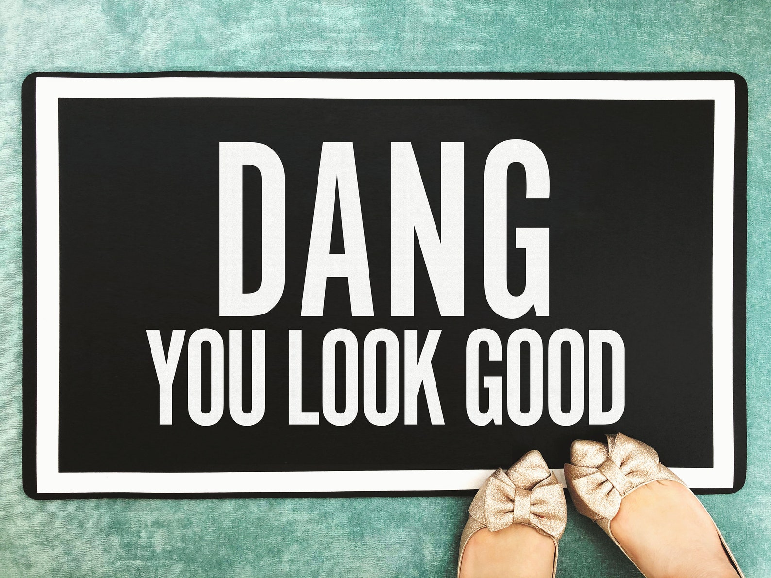 DANG You LOOK GOOD Funny Decorative Door Mat Gift Area Rug - Etsy