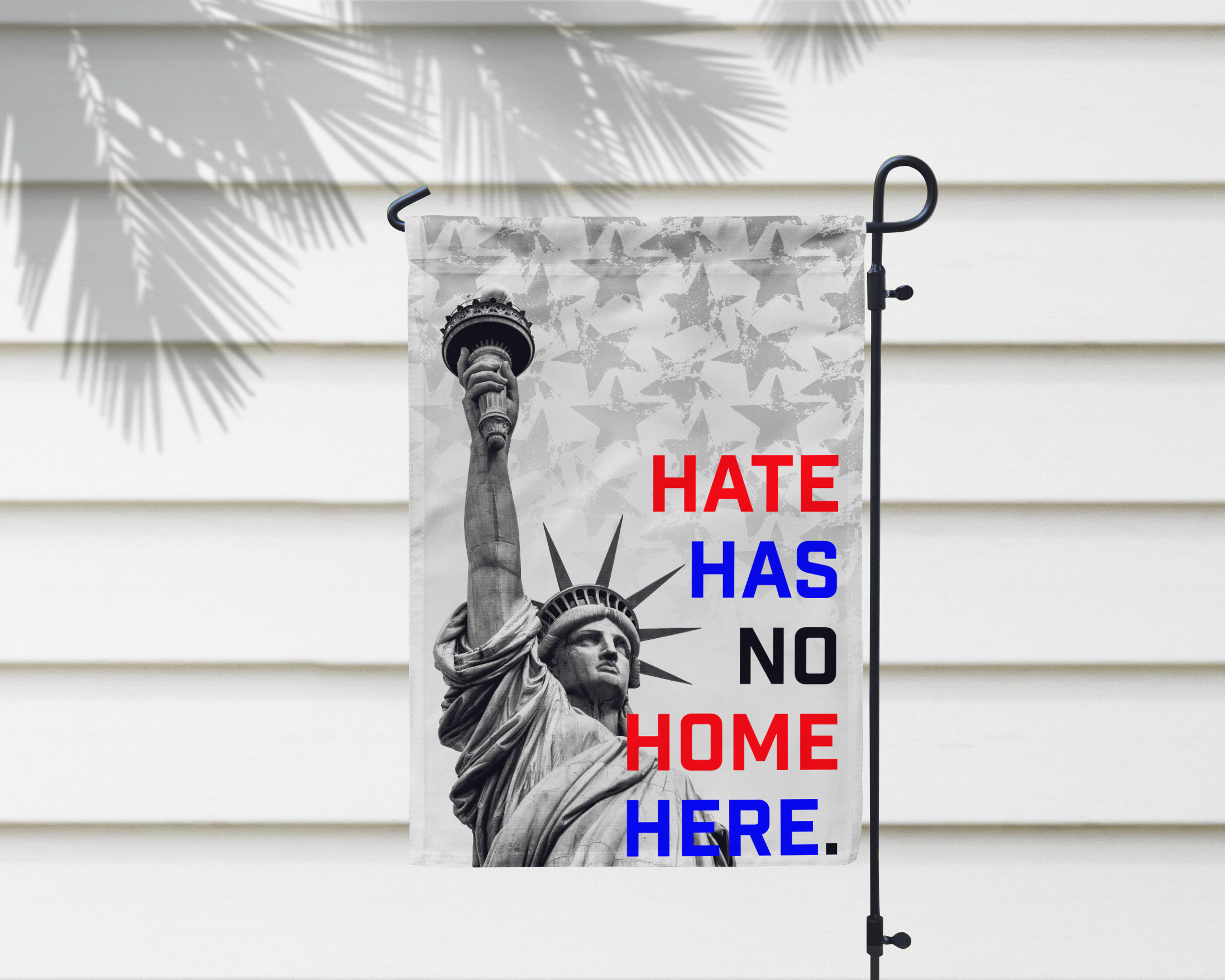 American Flag Hate Has No Home Here Outdoor House Flag 4th | Etsy