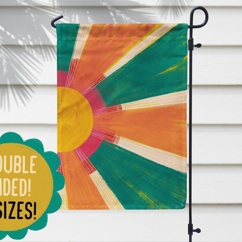 Burlap Yard Flag - Etsy