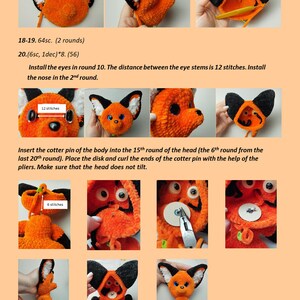 Crochet Fox Plush Pattern - Amigurumi Plushie Pattern PDF - Etsy