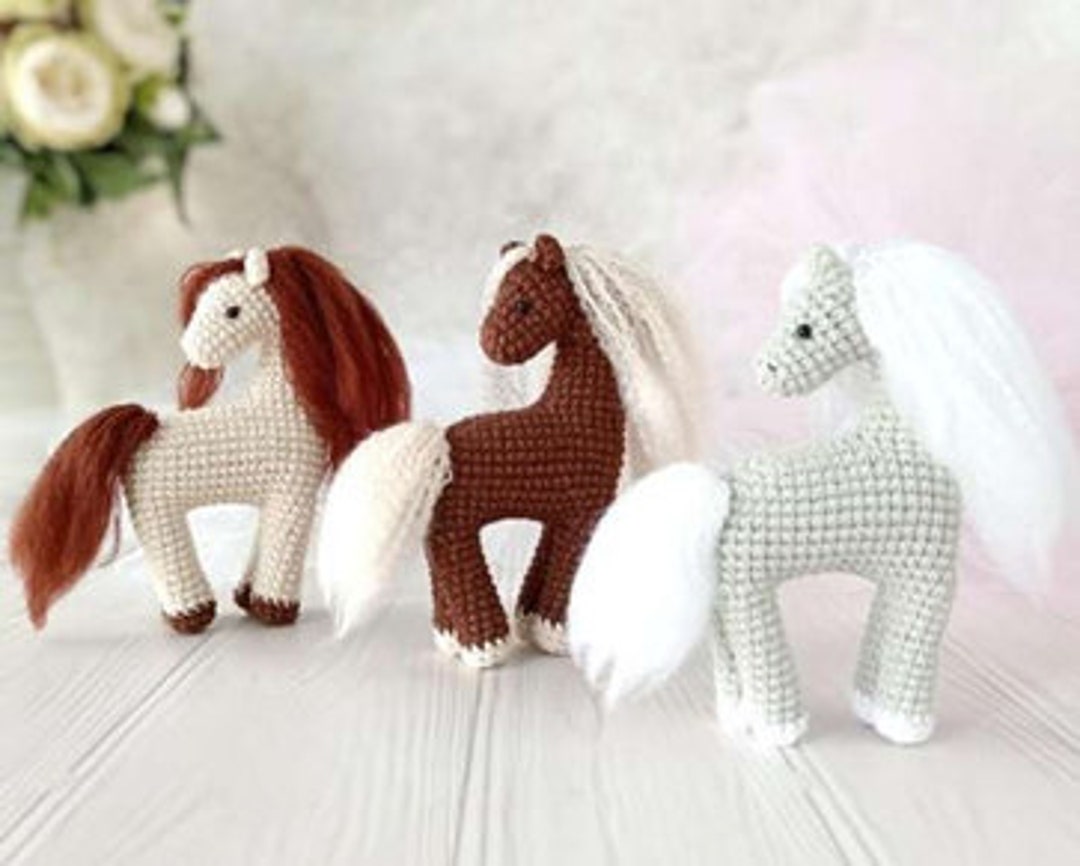 Little Pony Amigurumi Pattern - Crochet Pony Pattern - Amigurumi Pony ...