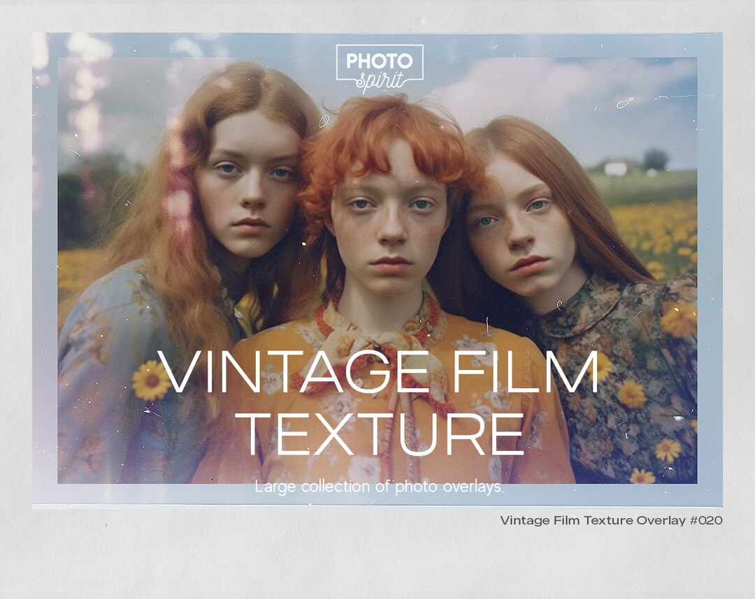 Vintage Film Texture Photo Overlays, Photoshop Actions (JPG, PDF) - Etsy