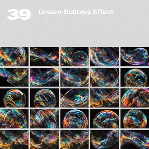 Dream Bubbles Effect Photo Overlays - Enhance Your Images With ...