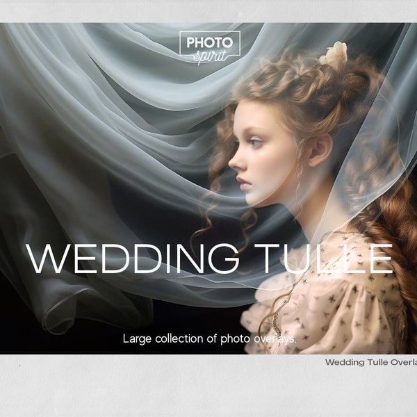 Tulle Photoshop Overlay - Etsy