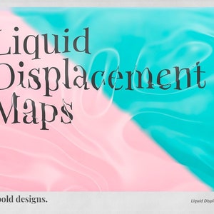 Liquid Distort Displacement Maps: Photoshop Effects, Smart Layers - Etsy