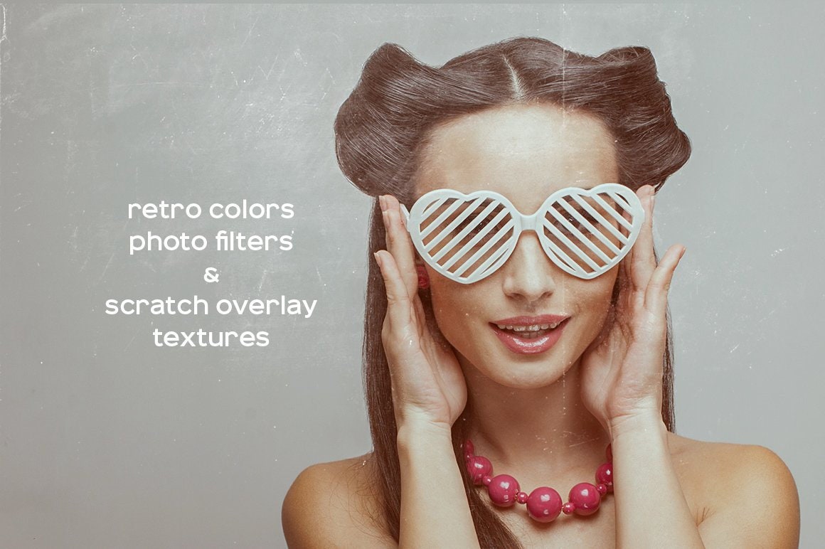 Retrophoto Toolkit Actions & Overlays for Photoshop Retro - Etsy