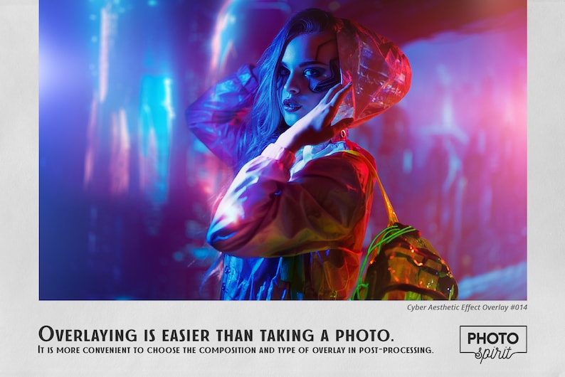 Cyber Aesthetic Overlays With Action for Photoshop Design - Etsy