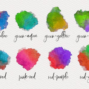 WATERCOLOR TWO-TONE for Adobe Photoshop - Actions + Layer Styles ...