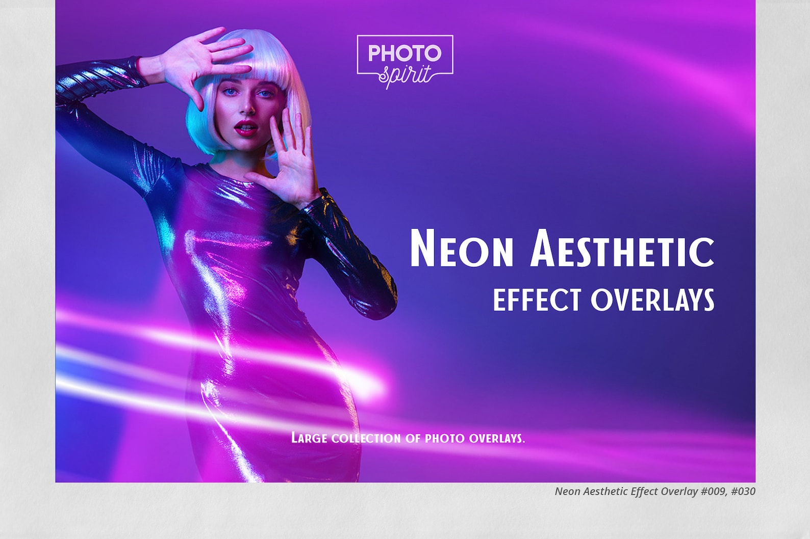 Neon Effect Photo Overlays for Photoshop (JPG, ATN, PDF) - Etsy