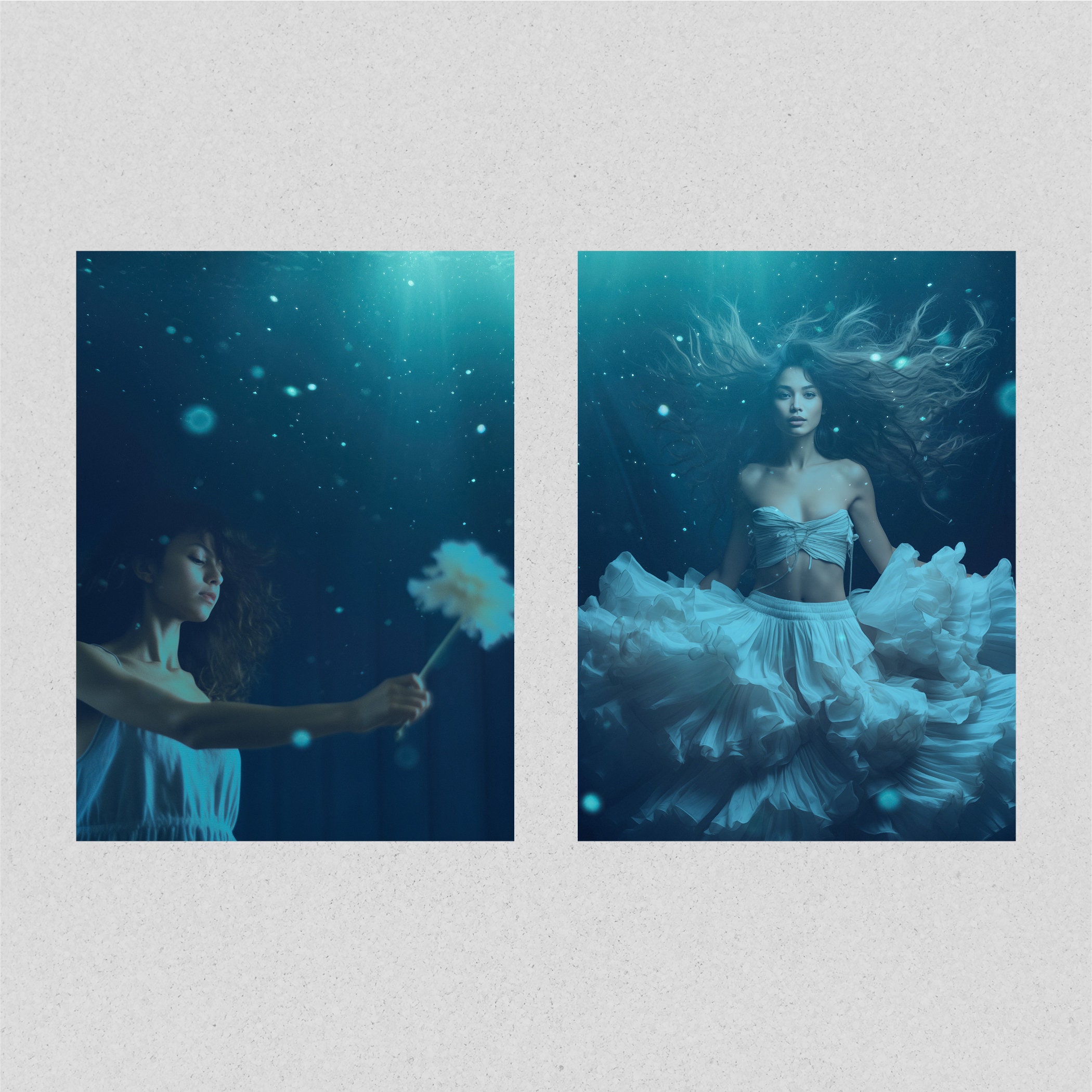 Underwater Photo Overlays: Ocean Depth, Sea Texture (JPG, ATN, PDF) - Etsy