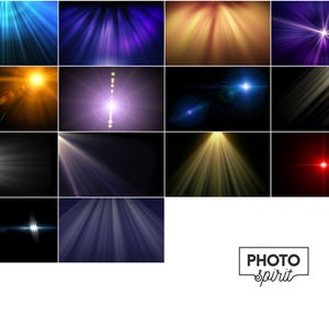 Light Rays Effect Overlays for Photoshop - Effects for Photo Design ...