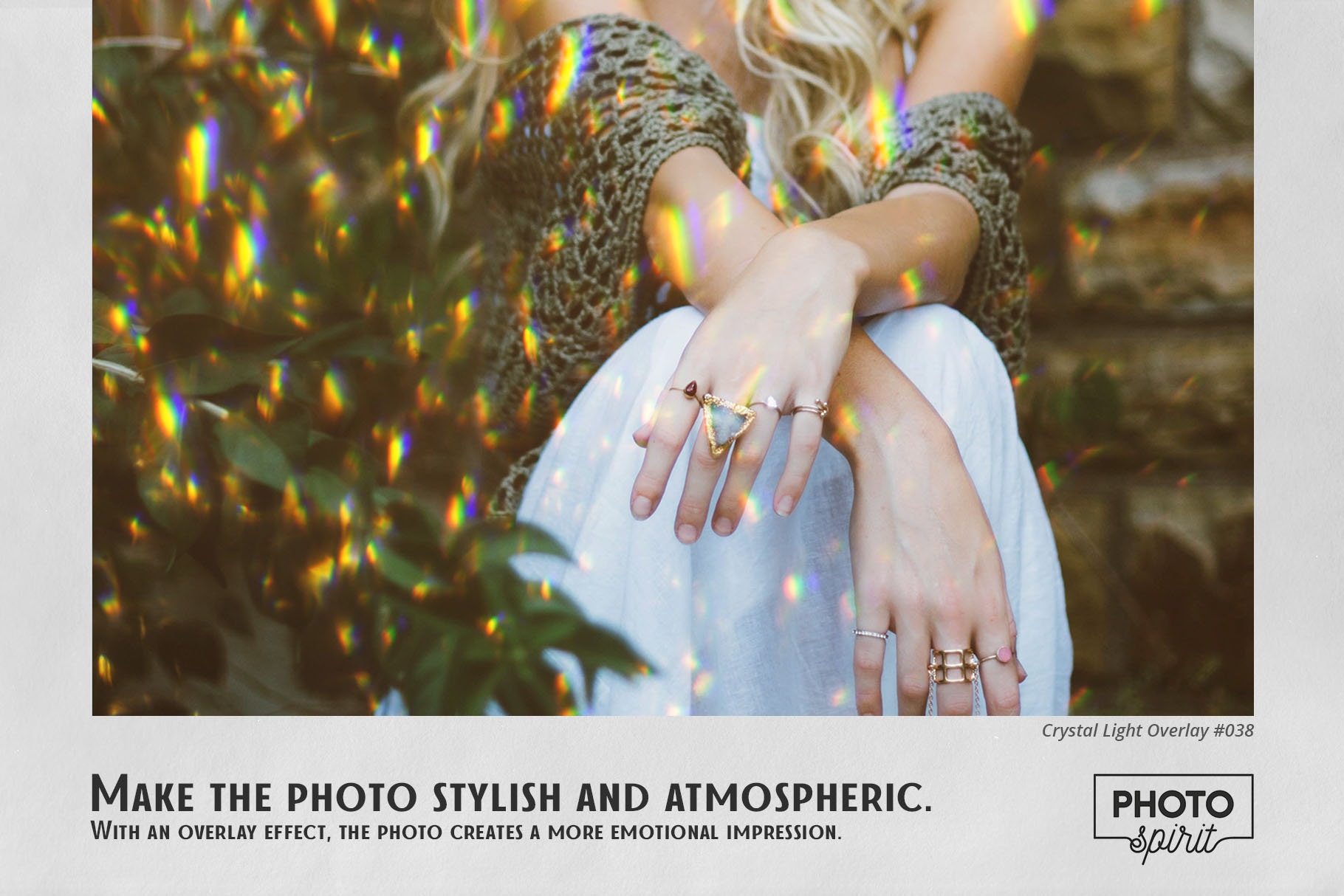 Crystal Light Effect Overlays for Photoshop for Photo - Etsy