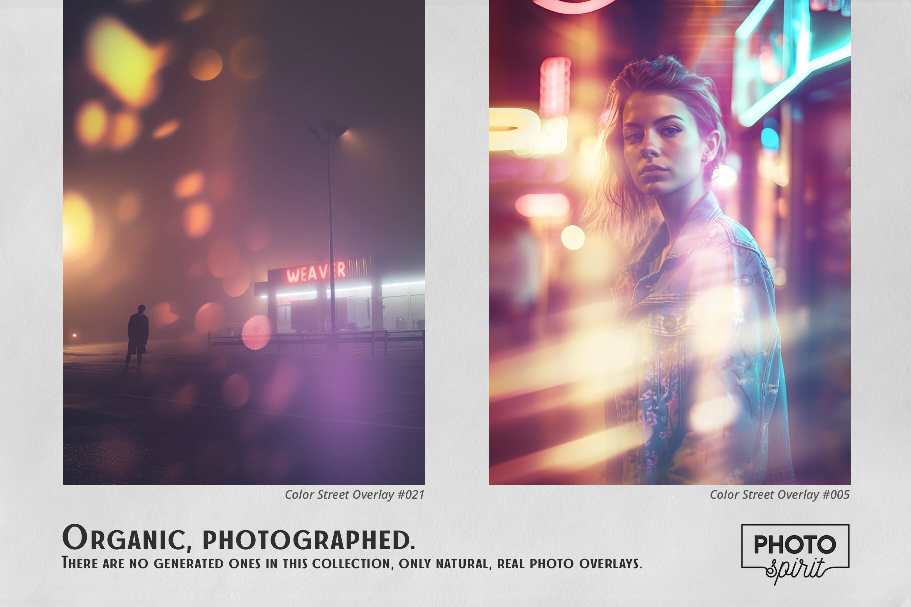 Color Street Photo Overlays, Light Effects (photoshop Actions) - Etsy