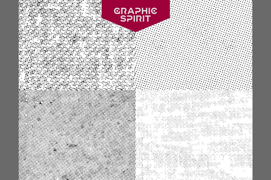 Halftone Dot Patterns: Seamless Vector Swatches (digital Download) - Etsy