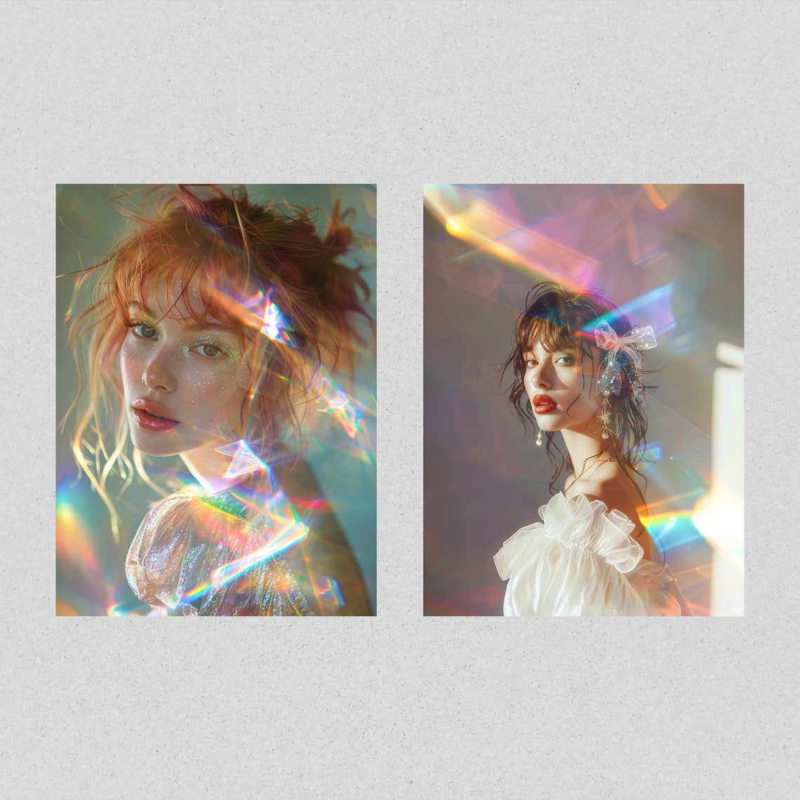 Prismatic Diffraction Photo Overlays: Vibrant Effects (JPG, ATN, PDF ...