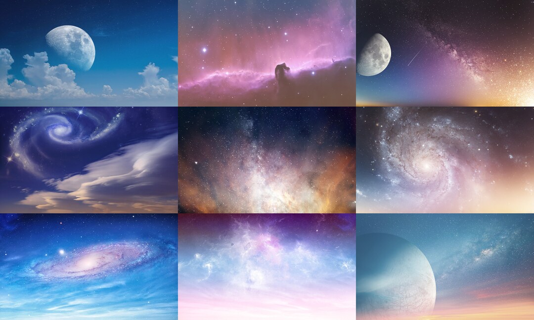 Fancy Sky Overlays for Adobe Photoshop: Sky Effect Pack (9 Jpgs) - Etsy