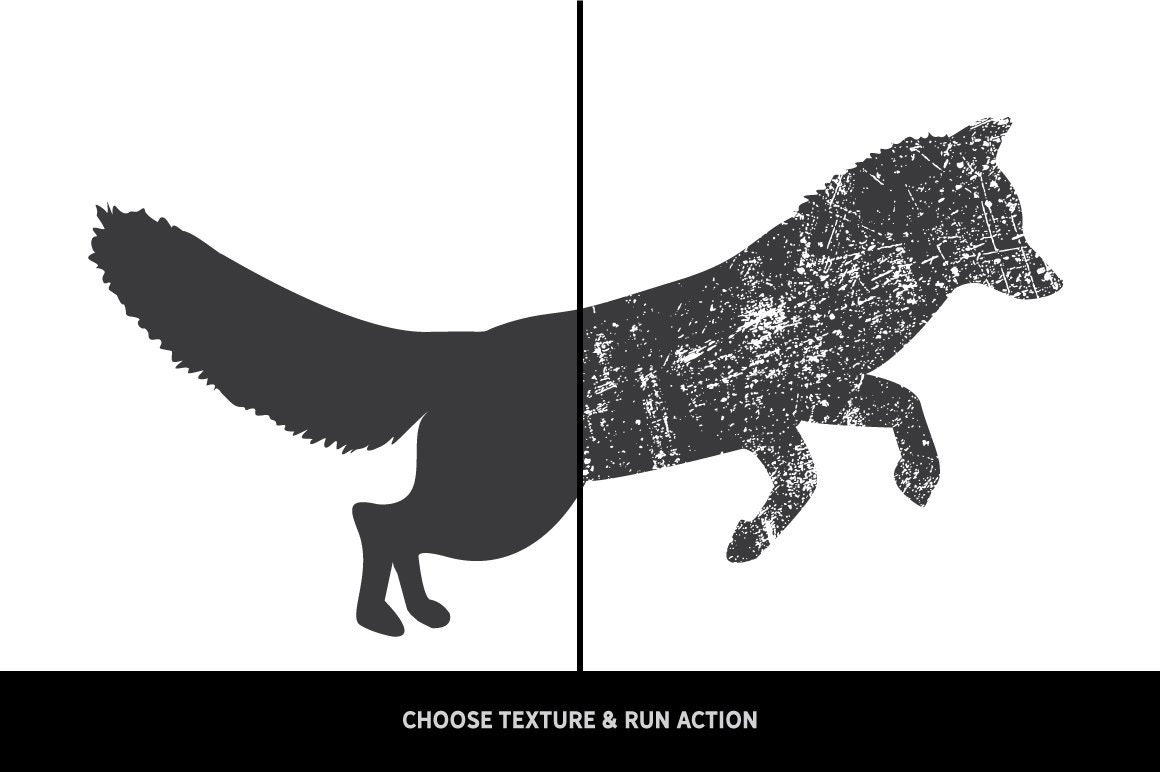 Distress Textures Vector Actions: Grunge Effects for Adobe Illustrator ...