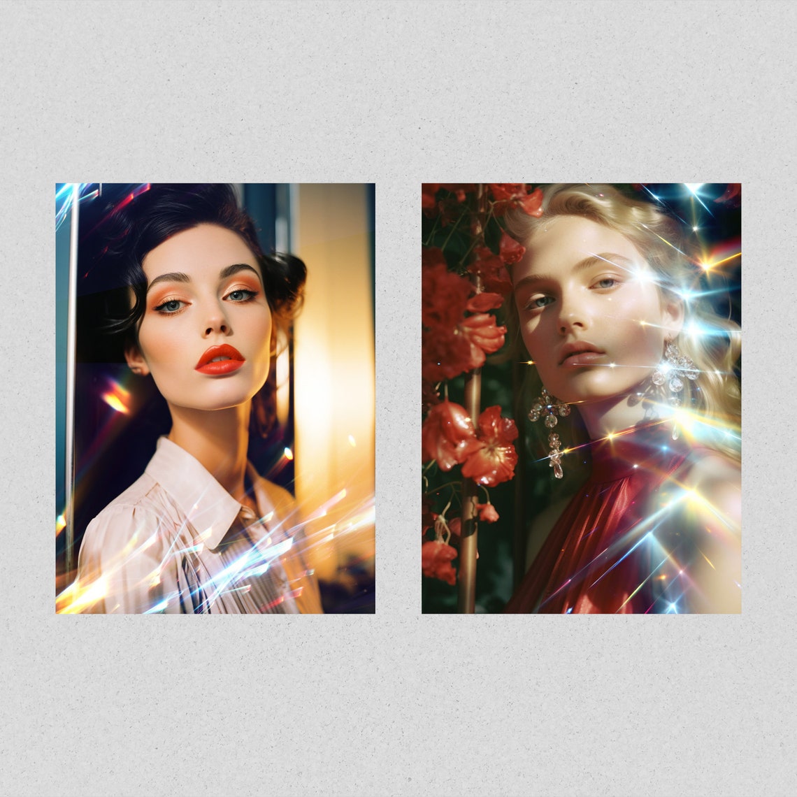 Ethereal Holiday Sparkles Effect Overlays: Magical, Radiant Beauty for ...