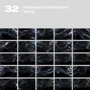 Iridescent Cellophane Wrap Effects – Colorful & Shimmery Photo Overlay ...