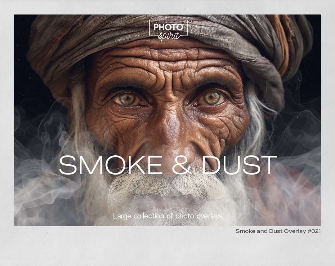 Smoke and Dust Photo Overlay Effect Adobe Photoshop Actions, Aesthetic ...
