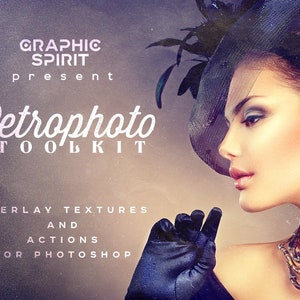 Retrophoto Toolkit Actions & Overlays for Photoshop - Retro Photo ...