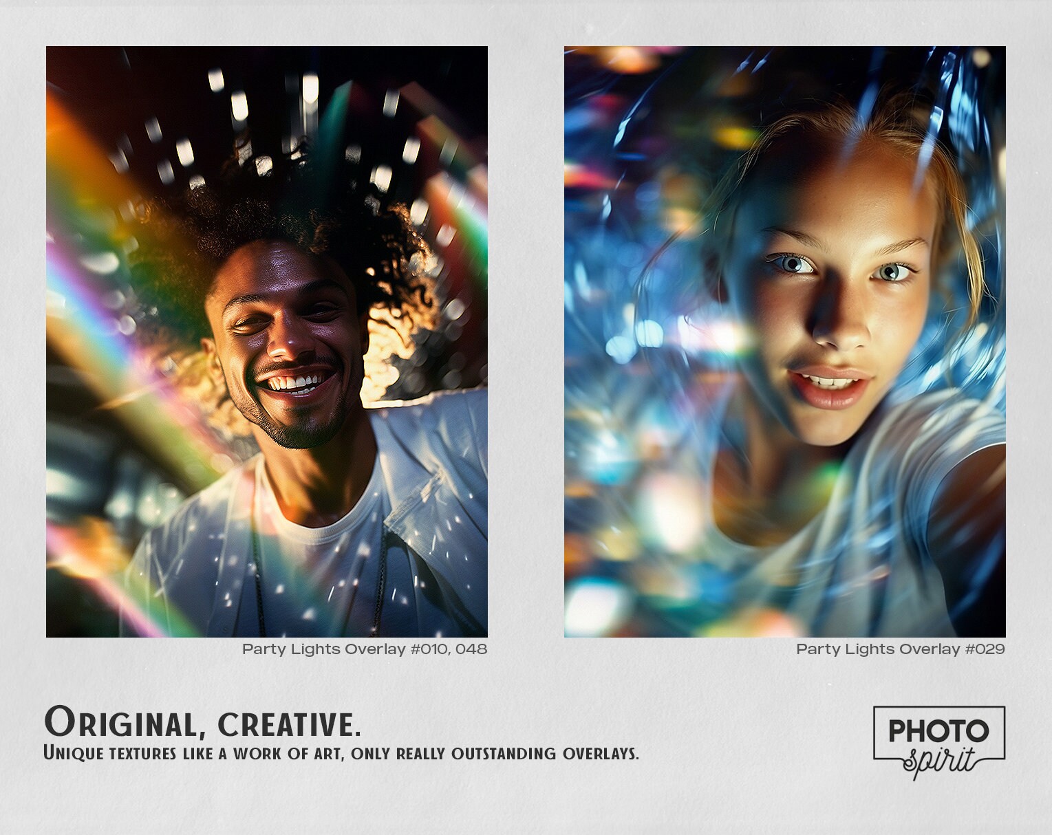 Party Lights Photo Overlays, Photoshop Actions (digital Download) - Etsy