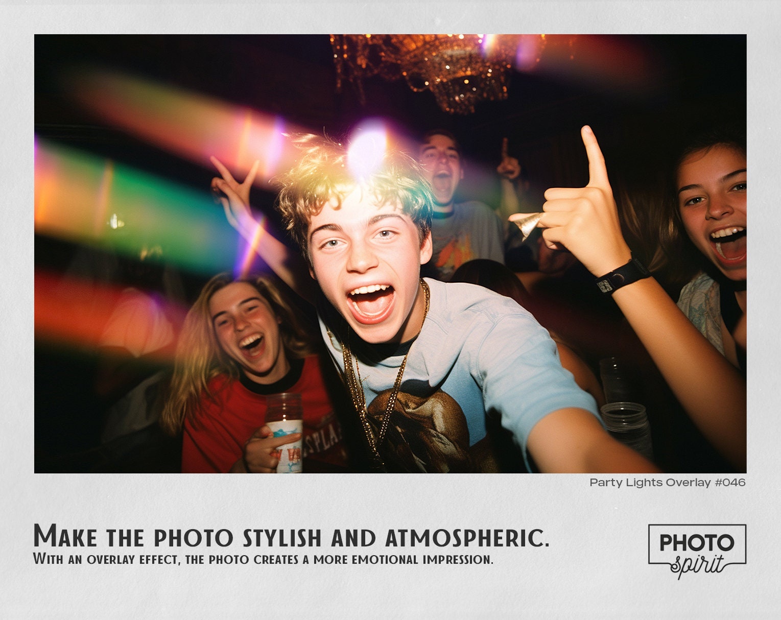 Party Lights Photo Overlays, Photoshop Actions (digital Download) - Etsy