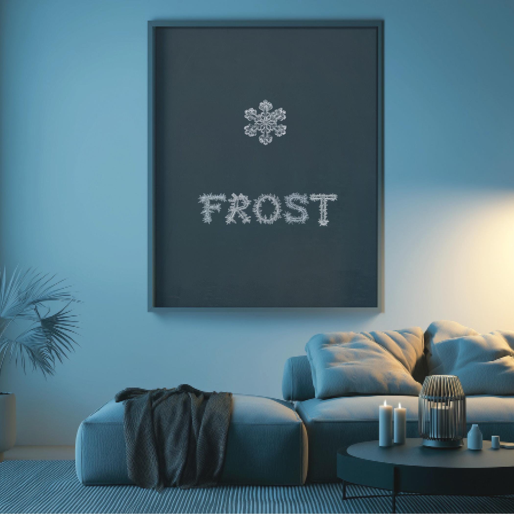 Snowflake Crystal Letter Overlays: Winter Alphabet (PNG & JPEG) - Etsy