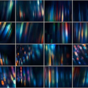 Holographic Lights + Dust Textures Photo Overlay Effect Adobe Photoshop ...