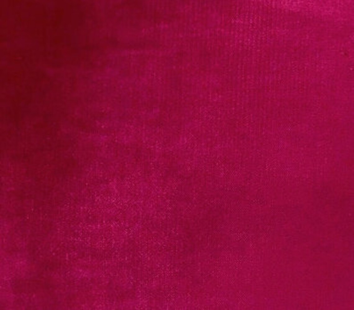 Luxury Dark Fuchsia Upholstery Velvet Fabric Fabric by the | Etsy