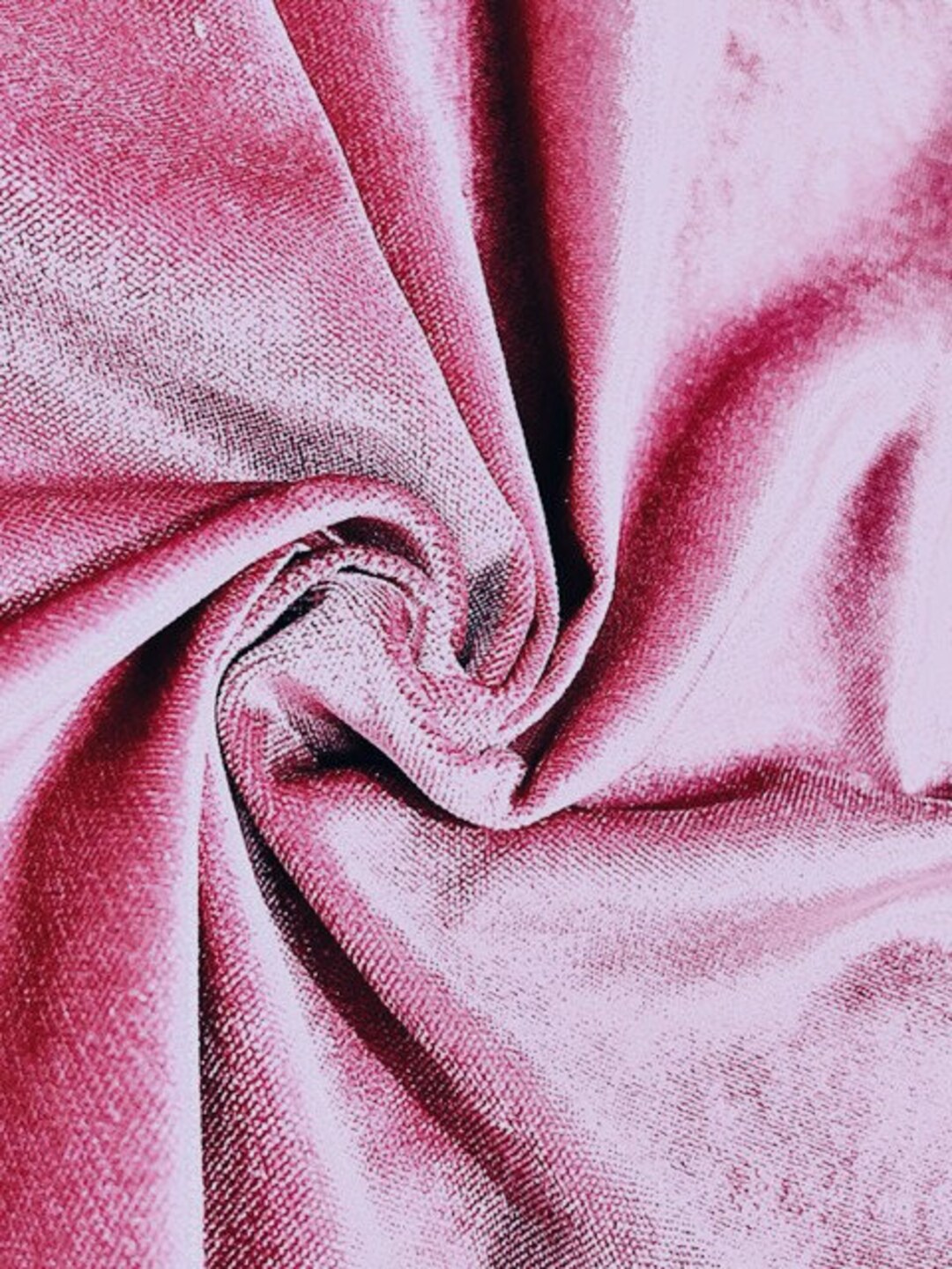 Luxury Rose Pink Fabric, Upholstery Velvet Fabric, Pink Fabric by the ...