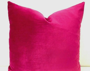 Fuchsia Throw Pillow - Etsy