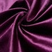 Upholstery Dark Plum Velvet Fabric, Fabric by the Yard, Curtain Fabric ...
