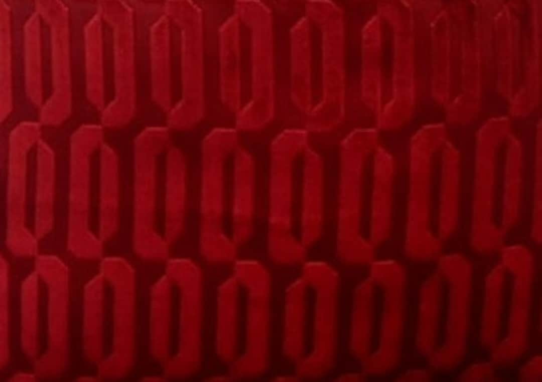 Luxury Red Upholstery Velvet Fabric, Velvet Fabric by the Yard, Curtain ...