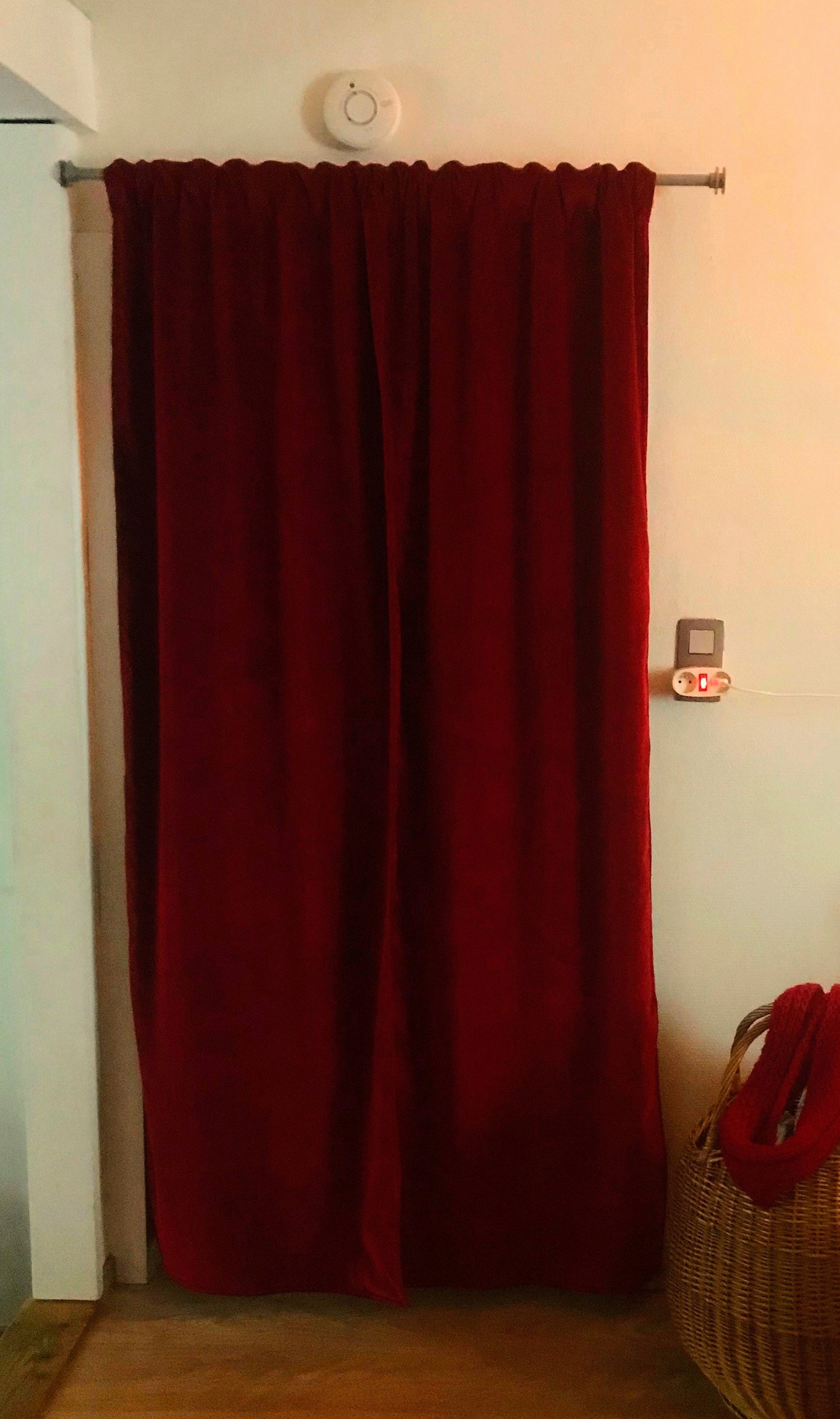 Wine Red Velvet Curtains Luxury Handmade Designer Drape | Etsy