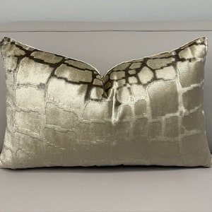 Luxury Light Bronze Pillow Cover, Bronze Velvet Pillow, Decorative ...