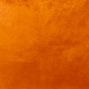 Shiny Dark Orange Upholstery Velvet Fabric Fabric by the - Etsy