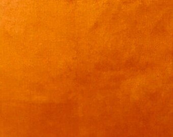 Orange Tan Velvet Upholstery Fabric by the Yard Orange Tan - Etsy