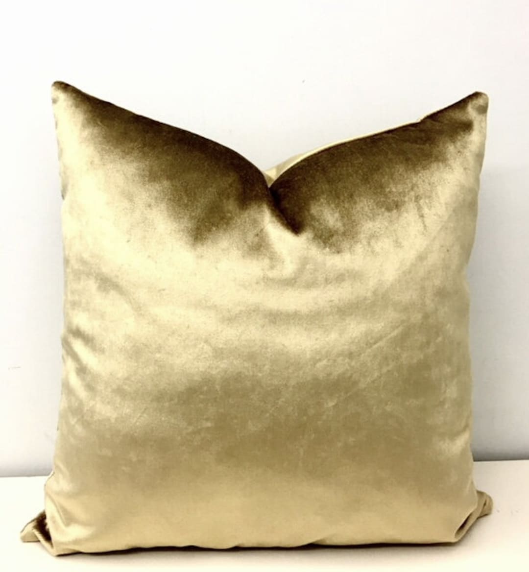 Light Gold Velvet Pillow Covers, Gold Throw Pillows, Gift for Her ...