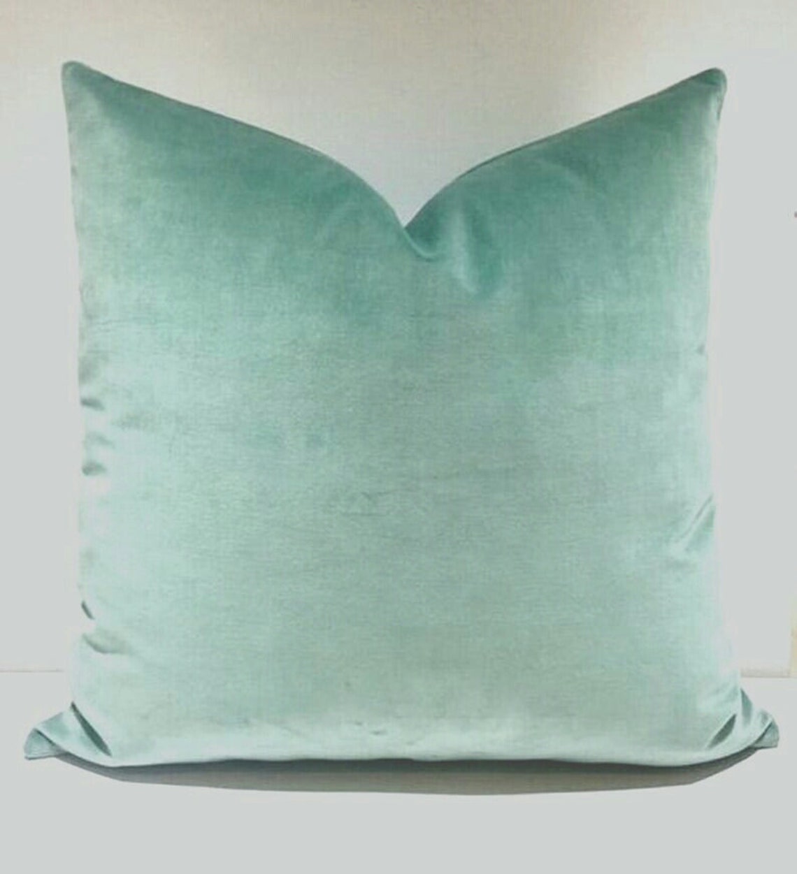 Mint Green Velvet Pillow Cover Velvet Pillows Green Pillow - Etsy