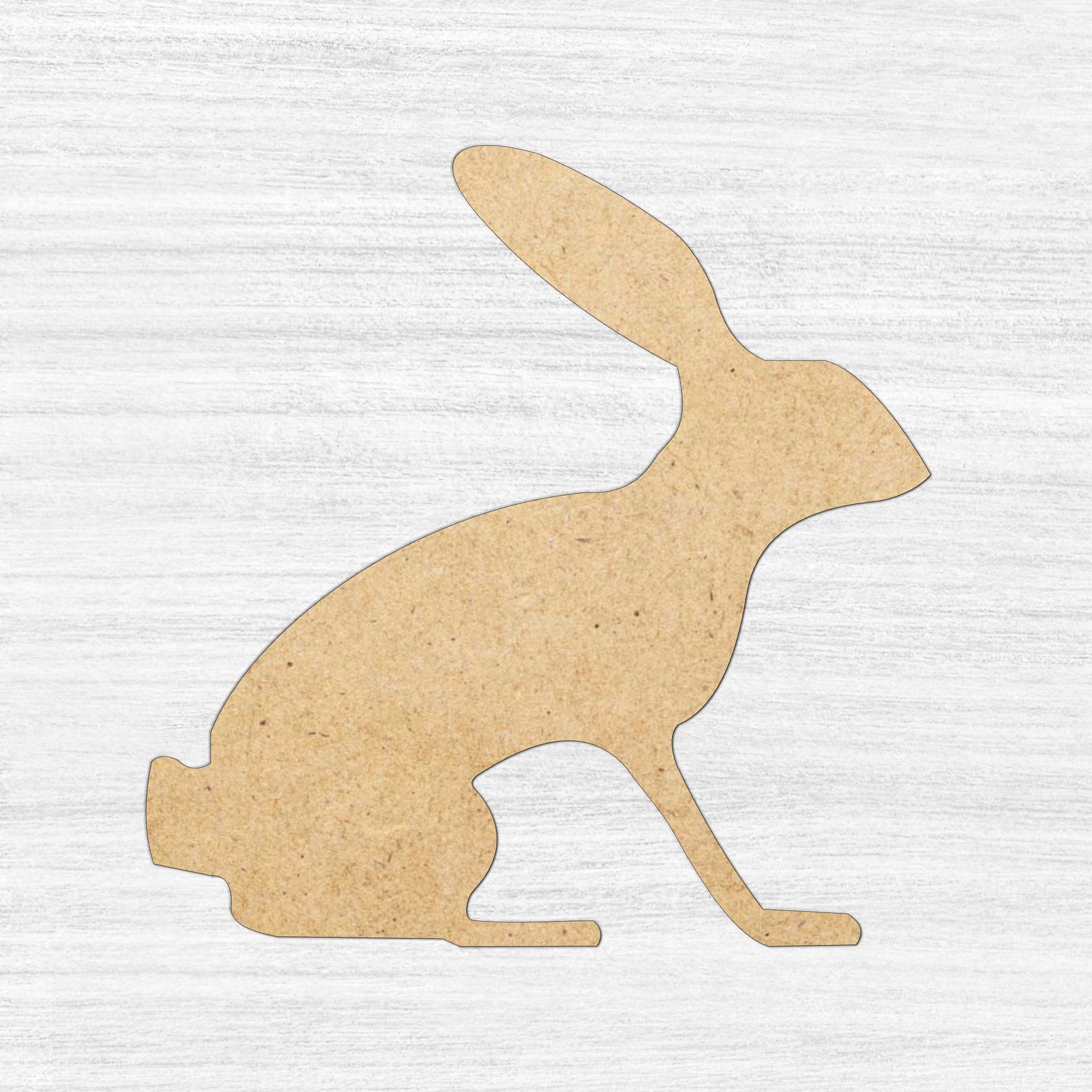20cm Hare - MDF Wood Base Wooden Blank Craft - Etsy UK