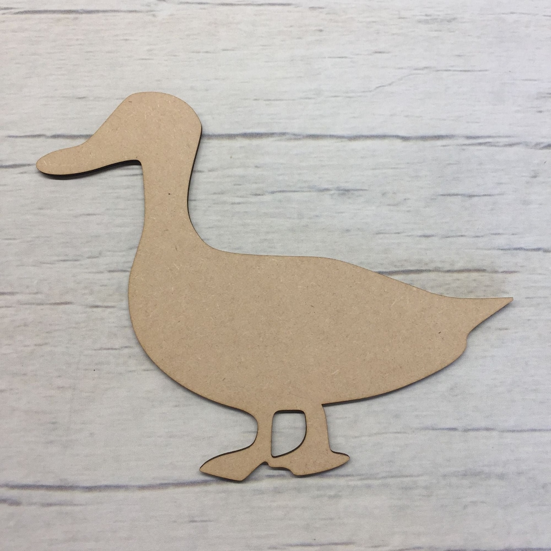 Duck 2 MDF Wood Animals Base Wooden Blank Craft - Etsy UK