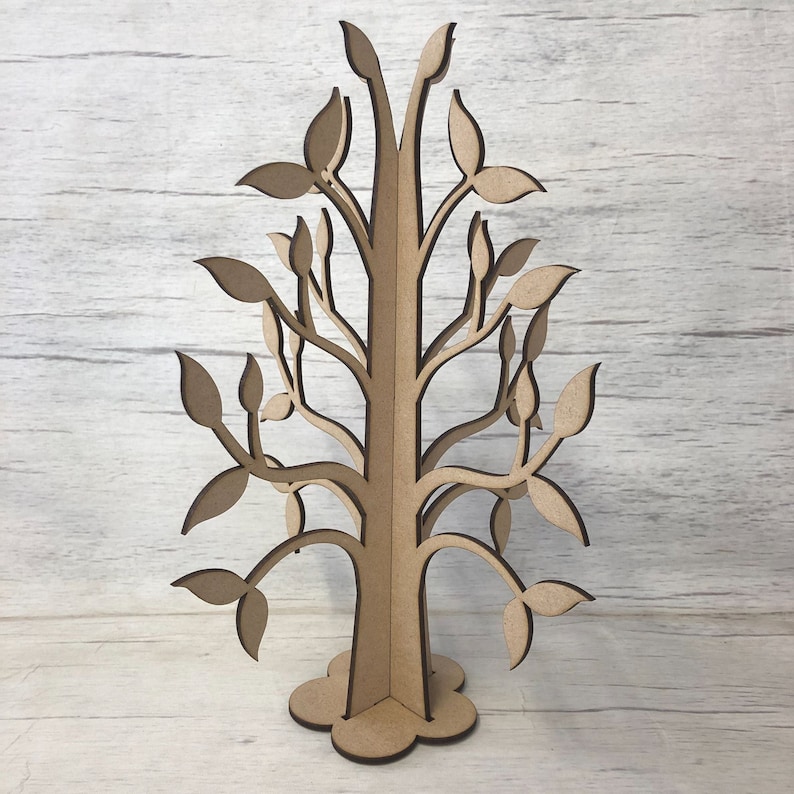 Decorative Family Tree 5 3D MDF Wood Base Wooden Blank Craft - Etsy