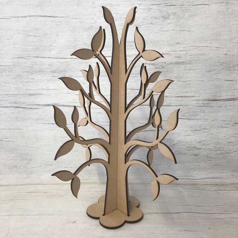 Mdf Tree Shape Large - Etsy UK